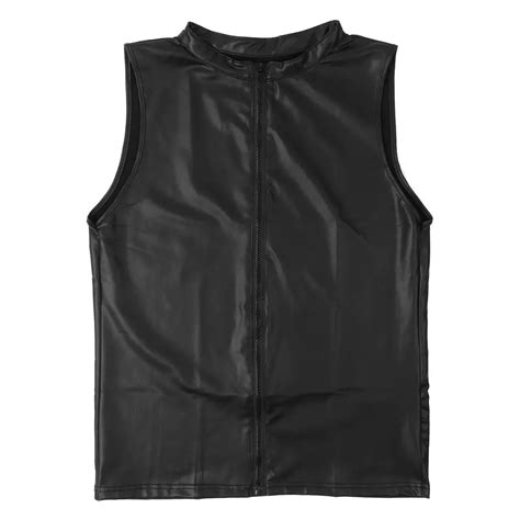 Sexy Matte Leather Vest Helloice Jewelry Sexy Matte Leather Vest Helloice Jewelry