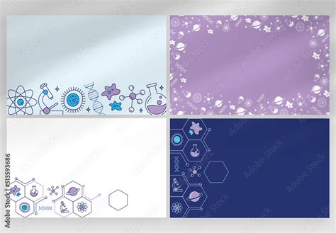 Science Class Backgrounds For Science Presentations Stock Template Adobe Stock
