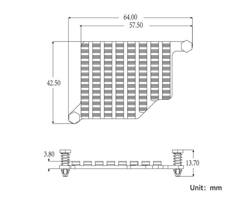 Big Heatsink For Raspberry Pi 5 Black