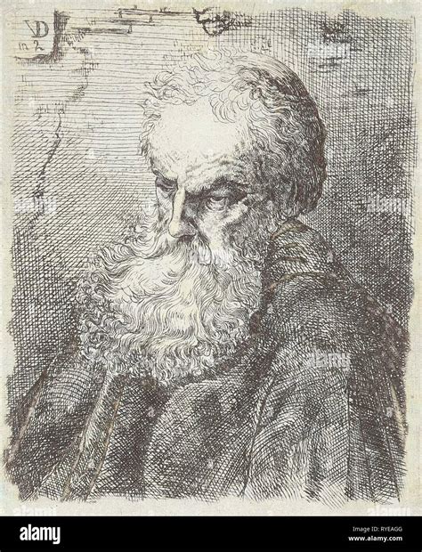 Bust Of An Old Man With Beard Willem Cornelis Van Dijk Salomon Savery