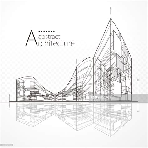Architectural Abstract Design Illustration