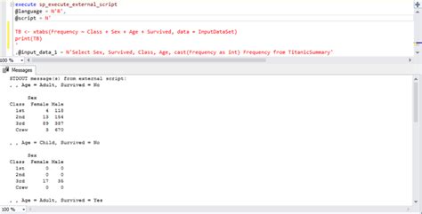 Analyze Categorical Data With A Mosaic Plot In Sql Server With R