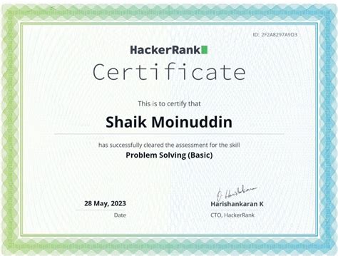Shaik Moinuddin On Linkedin Coding Hackerrank Problemsolvingskills Python Programming