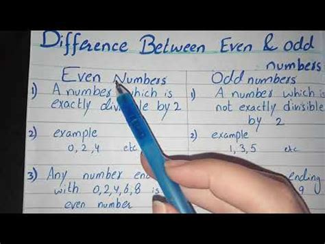 What Is Difference Between Even And Odd Numbers Deals Smarys Org