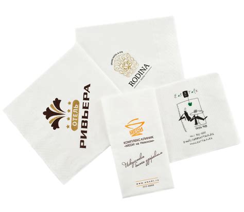 Фирменные салфетки и скатерти как инструмент рекламы