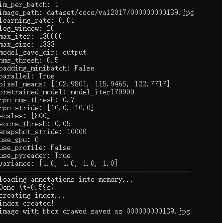 windows下CPU运行RCNN的infer py出错 Issue PaddlePaddle models GitHub