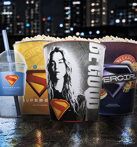 First Look At Supergirl” Movie Popcorn Buckets Superman Homepage