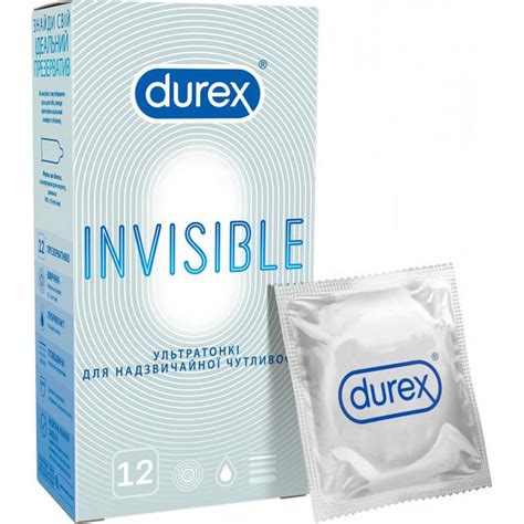 Durex Invisible Condoms Thin And Comfortable Buy Online