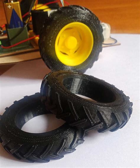 Archivo 3d Gratuito Tractor Wheel Arduino Roue Tracteur Arduino 🚜 ・objeto Para Descargar E