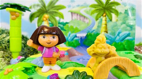 Learning Spanish With Dora The Explorer Play Doh Set Youtube
