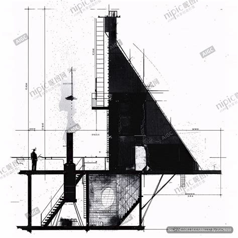 Ai创作图建筑手稿展 剖面设计图 轴测剖面 阁楼立面图 结构剖面图 漏斗区剖面图 黑白建筑图 陈树根hi建筑 教堂设计图 剖面结构图 剖面线稿图 立面图剖面图 哈什建筑线稿 建筑手稿 赫斯维克