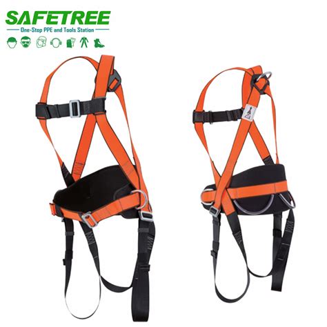 Ce En361 Polyester Full Body Harness Fall Protection Harness With Back Support Ppe Fall Arrest
