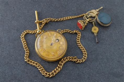 Lot A 19th Century 18ct Gold Open Face Key Winding Pocket Watch