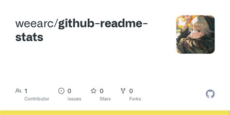 Github Weearcgithub Readme Stats