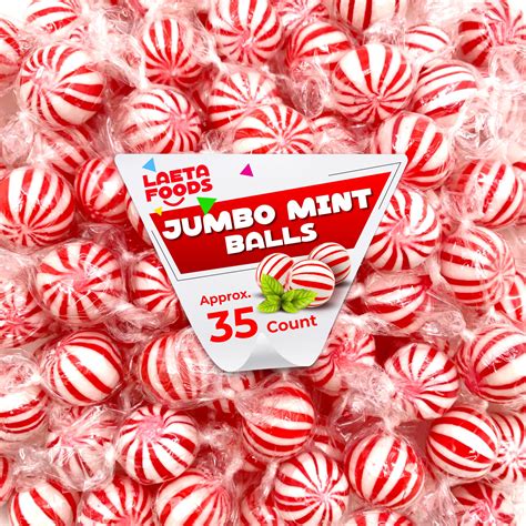 Jumbo Peppermint Balls Candy Colombina Jumbo Mint Balls Spearmint