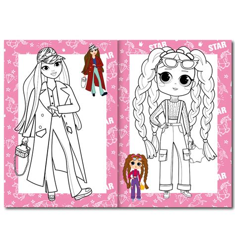 Розмальовка з кольоровими підказками Для дівчаток