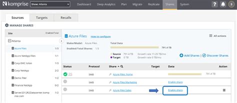 使用 Komprise Intelligent Data Manager 分析和将文件数据迁移到 Azure Azure Storage Microsoft Learn