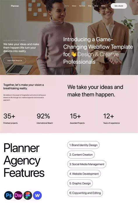 Delta Webflow Html Website Template On Landbook Get Inspired By Template Design And More