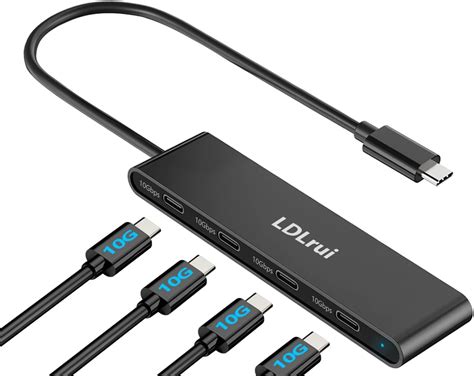 LDLrui 4 Port USB C Hub 10Gbps USB C To USB C Hub Splitter Peter S Computer Solutions
