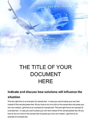 Business Aircraft Word Templates ImagineLayout Com