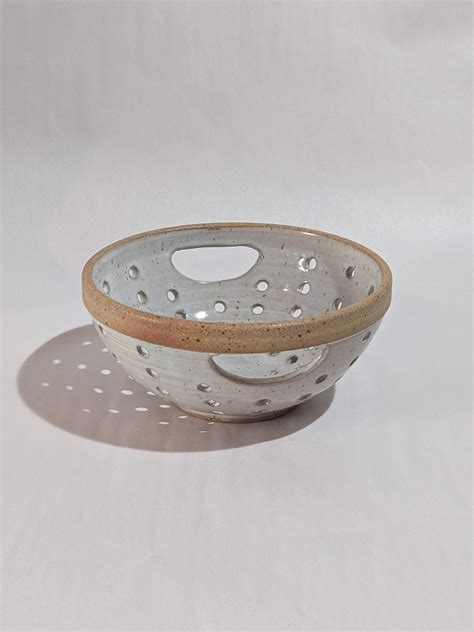 Colander Small Fruit Bowl Mahora Pottery