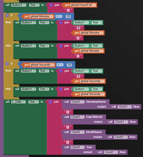 Just Another Analog Clock With Rotating Sprites App Showcase Mit App Inventor Community