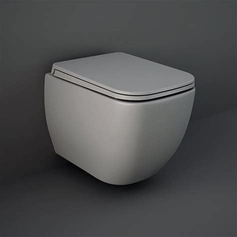 Rak Feeling Rimless Wall Hung Toilet With Soft Close Seat Mp13500a