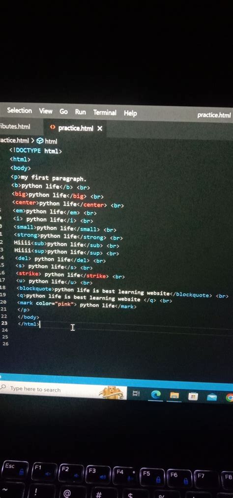 elkoti gayathri on linkedin task 41 practice of html kiran sagar pythonlife