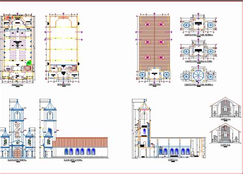Iglesia En Autocad Descargar Cad 85506 Kb Bibliocad