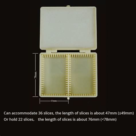 Universal Plastic Microscope Slide Box Microscopio Grandado
