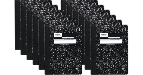 Mead Composition Notebook 12 Pack Wide • Prices
