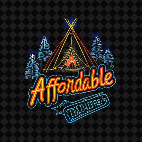 premium psd dazzling neon radiance of affordable text in neon orange