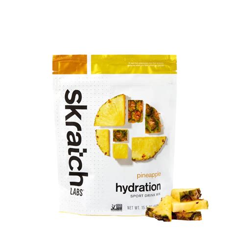 Skratch Hydration 20 Serving Bag Pineapple Wild Pear Running