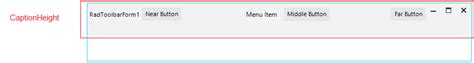 Item Alignment Winforms Toolbarform Telerik Ui For Winforms