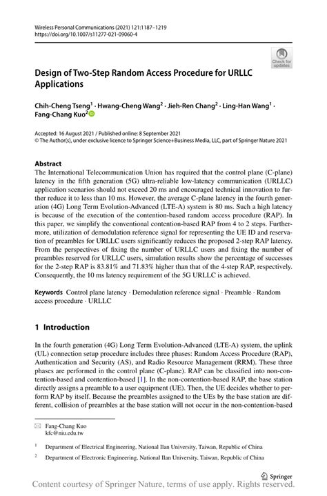 design of two step random access procedure for urllc applications