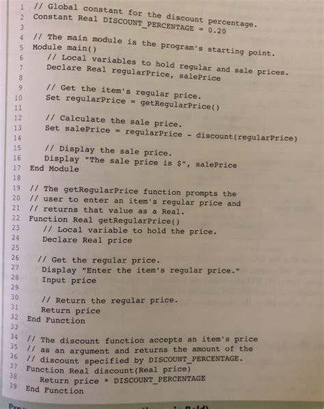 Solved Please Design A Program Using A Basic Pseudo Code Chegg Com