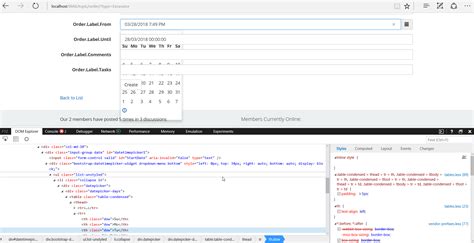 Jquery Css My Datetimepicking Field Is Put Behind My Other