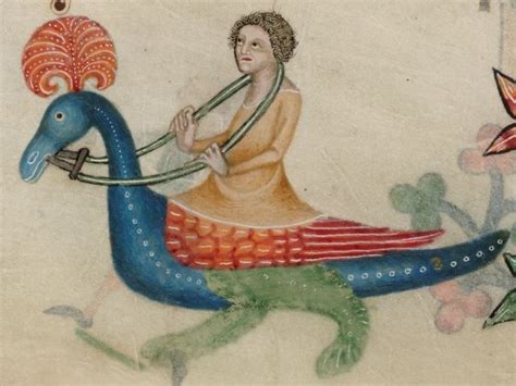 Detail From The Luttrell Psalter British Library Add Ms 42130