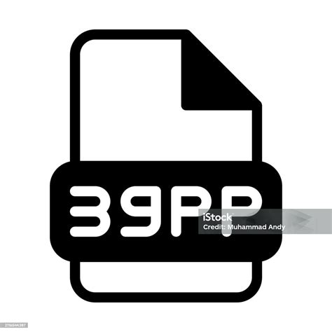 3gpp 파일 형식 비디오 아이콘 웹 파일 레이블 아이콘입니다 벡터 일러스트 레이 션입니다 0명에 대한 스톡 벡터 아트 및 기타