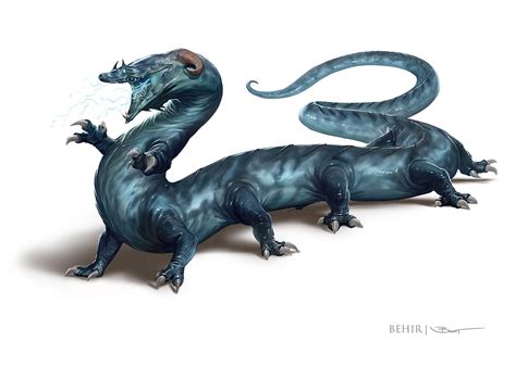 Бехир Behir Бестиарий Dandd 5 Monster Manual