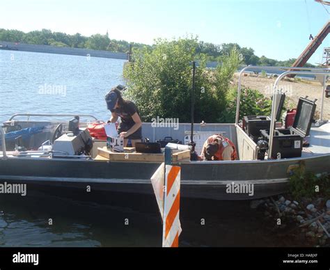 The Didson Dual Frequency Identification Sonar System Is Set Up To Monitor Underwater Habitats