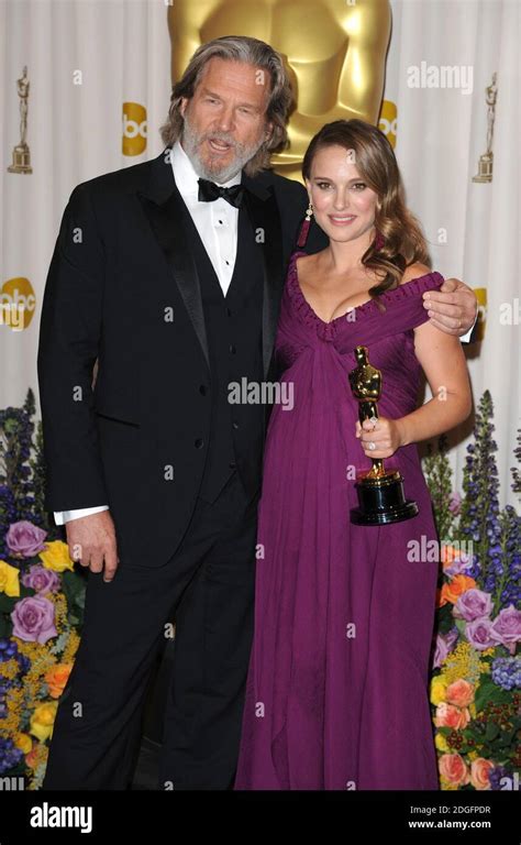 Natalie Portman And Jeff Bridges At The 83rd Academy Awards At The Kodak Theatre Los Angeles