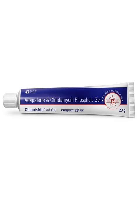 Clinmiskin Ad Gel Adapalene 01 And Clindamycin Phosphate Gel For Acne