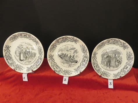 Proantic Series Of Twelve Talking Plates The Dahomey War By General