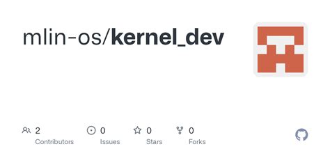 Github Mlin Os Kernel Dev