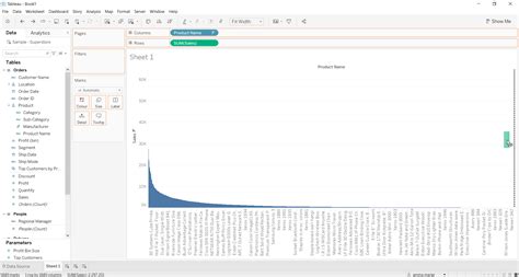 How To Create A Pareto Chart In Tableau Visualitics
