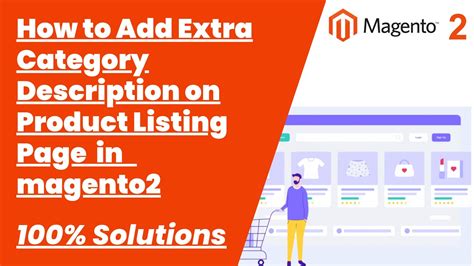 100 Solutions How To Add Extra Category Description On Product