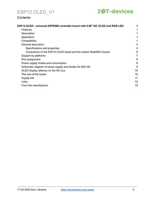 Esp12 Oled V1 Datasheet En Universal Esp8266 Controller Board With 0