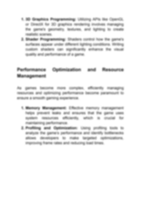 Solution Chapter 7 Advanced Game Programming Studypool