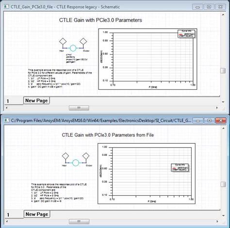 Ctle Gain With Pcie3 0 Parameters From A File